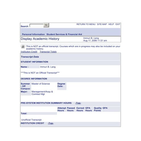 FIT transcript | PDF