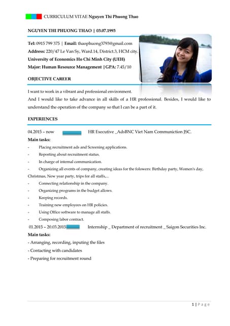 My curriculum | DOCX