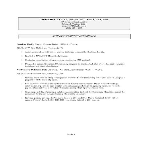 2016 New Resume | PDF