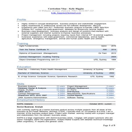 CV KH Jul 2016 | PDF