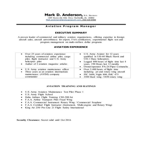 Mark Anderson PM Resume 2FEB | DOCX