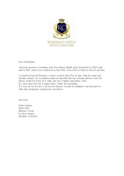 Reference Letter Executive Chef reference-letter-executive-chef