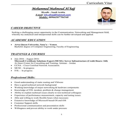 Cv saad | PDF
