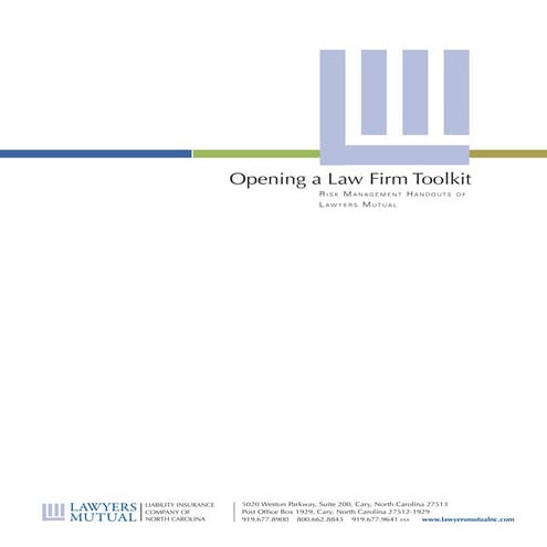 Opening_Law_Firm_Toolkit(1) | PDF