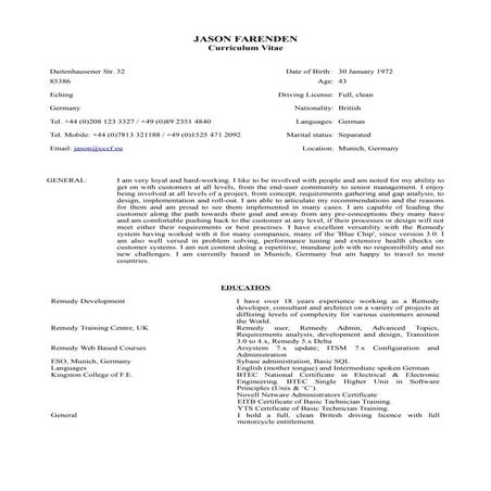 MANISH KUMAR CV | PDF
