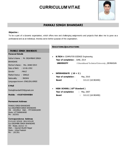 Naveen_MCA_Fresher_Resume | PDF