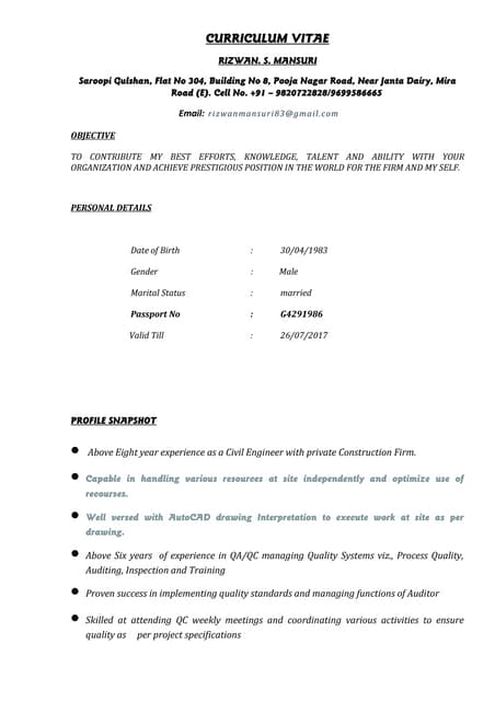 Karan Singh-CV | PDF