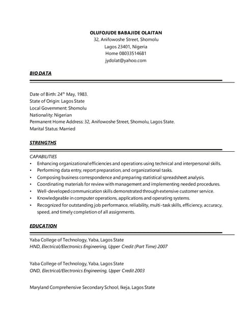 peter kilonzo CURRICULUM VITAE(2)(1) | PDF