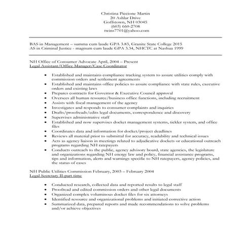 CPM Resume 8-11-15 | PDF