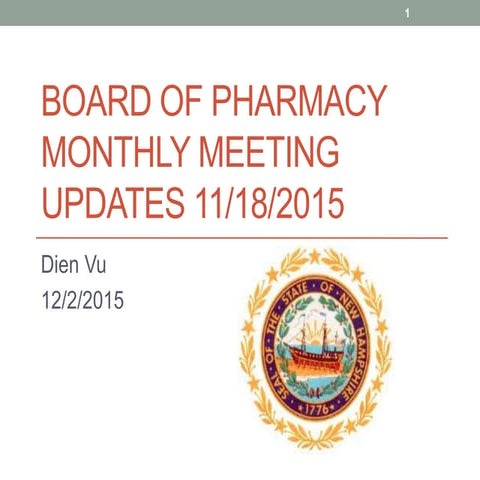 Board of Pharmacy Updates | PPTX