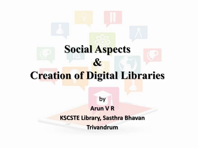 Creation Of Digital Libraries Using Open Source Software Ppt