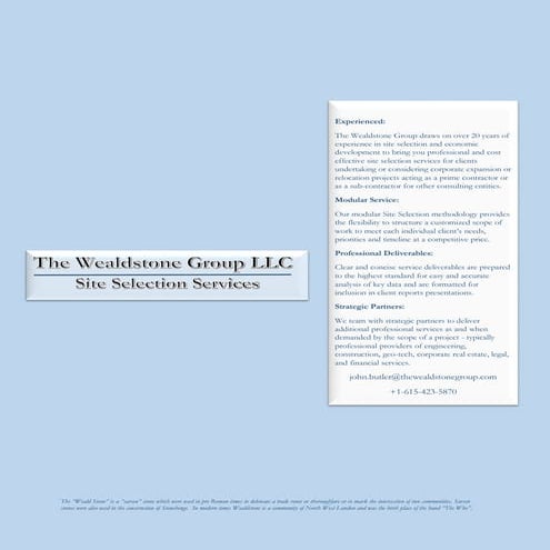 TWG Site Selection | PDF