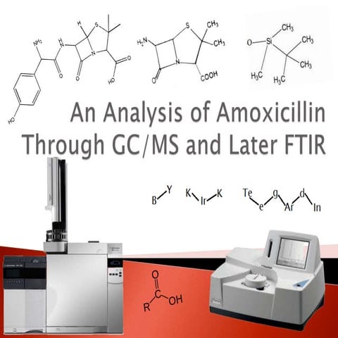 An Analysis of Amoxicillin Through GC/MS and Later FTIR Presentation | PPTX