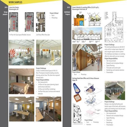 interior design work samples | PPT