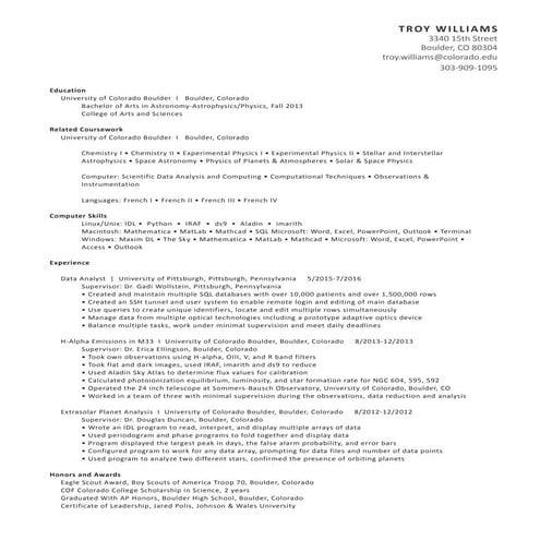 Kohler resume | PDF