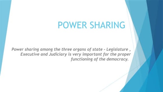 Power Sharing class 10 digraj singh rajput sir | PDF