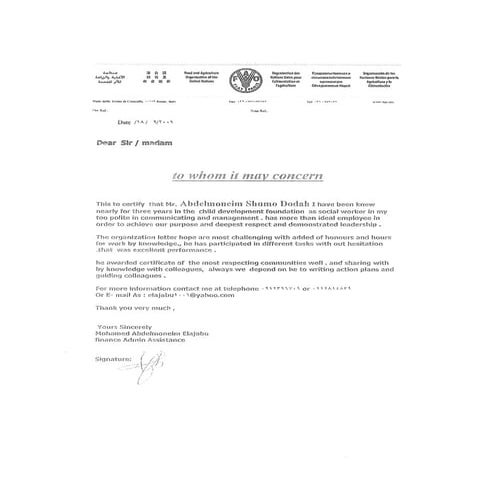 Recommendations from WFP | PDF