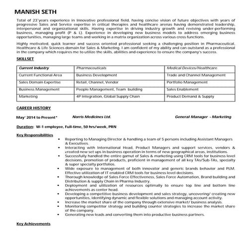 CV_Manish Seth | PDF