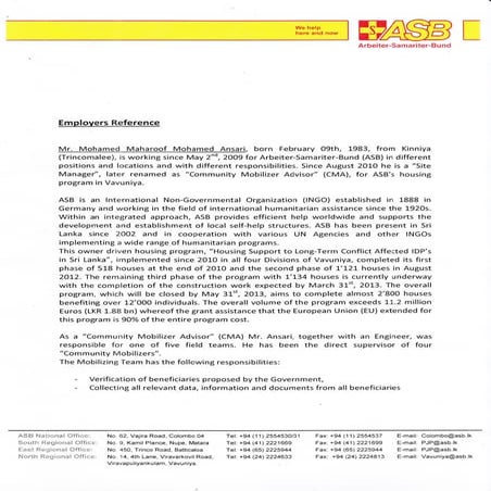 Employer Reference_Goetz | PDF