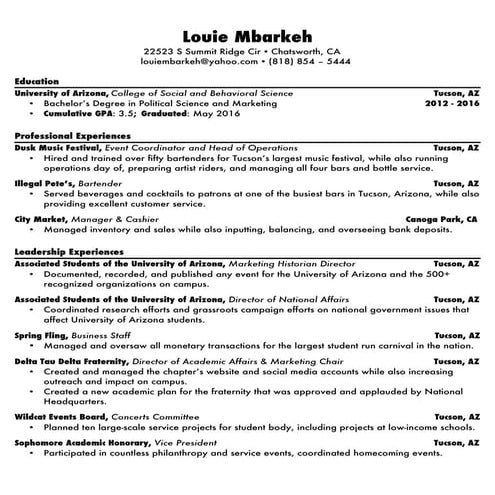 LouieResume | PDF