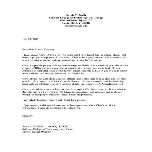 Reference Letter for Akudo Nwokeukwu | DOC