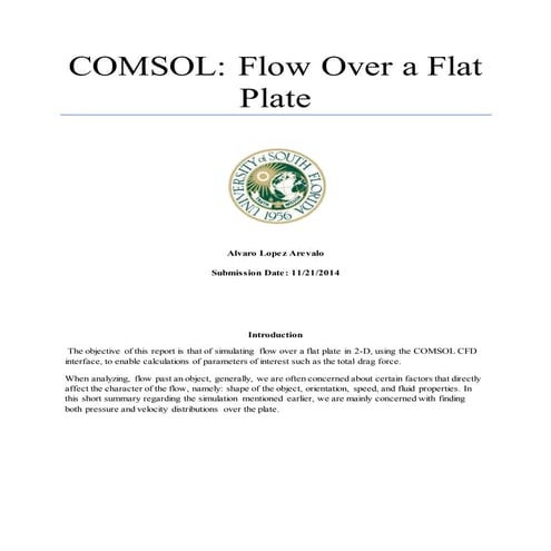 Flow over a Flat plate 2- | DOCX