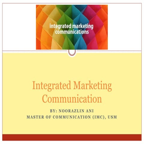 Final Project Integrated marketing channels | PDF