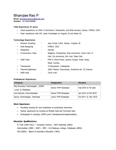 vinayagamoorthy resume | PDF