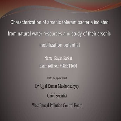 M.Tech. thesis presentation | PPTX