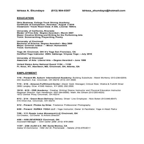 Resume of Jim Neal | PDF