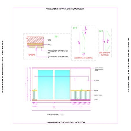 Dining wall elevation B | PDF