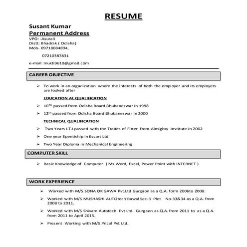 kalai resume 2 | DOC