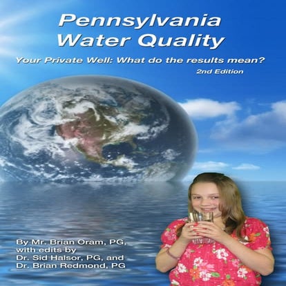 Well Water Groundwater Pennsylvania- Private Well Owners Manual- Our ...
