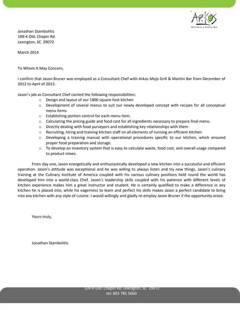 Letter of reco Kino | PDF