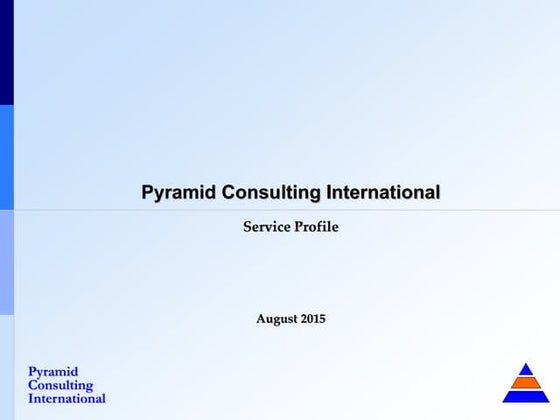 Pyramid Consulting Brochure | PDF | Business Administration | Business