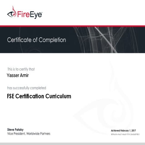 FireEye System Engineer (FSE) Certification | PDF