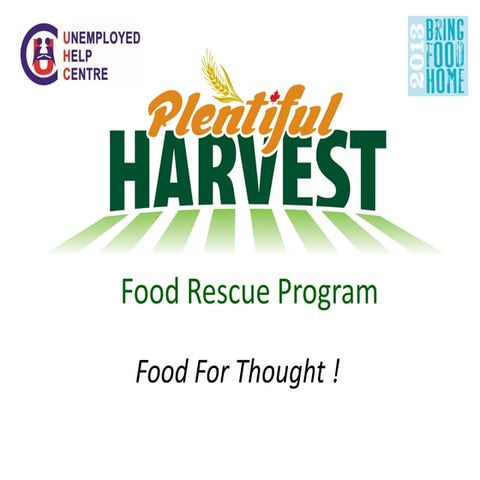 Plentiful Harvest: Food Rescue Program | PDF
