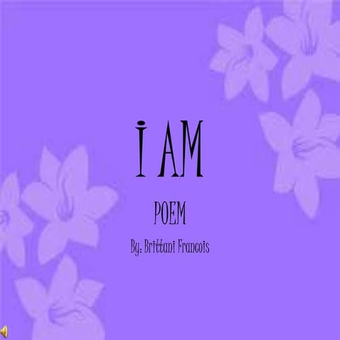 I Am Poem | PPTX