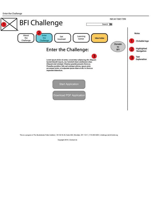 Bfi challenge wireframe02 | PDF