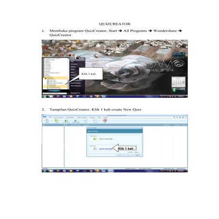 Tutorial wondershare quiz creator | PDF