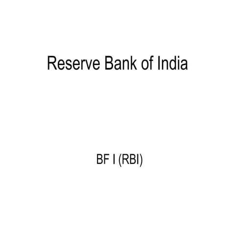 Role of RBI in Control of Credit - Economics Project Class 12 (2019-20 ...