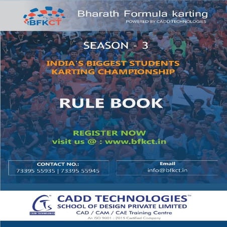 Bfkct 130-cc-rule-book | PDF