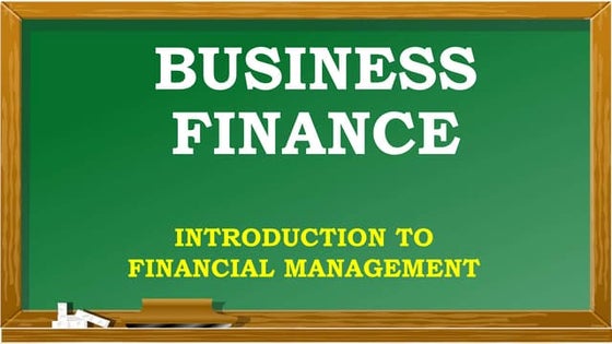 Business Finance Module 1.pdf | Business Accounting & Finance | Business