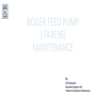 "Boiler Feed Pump (BFP): Working, Applications, Advantages, and ...