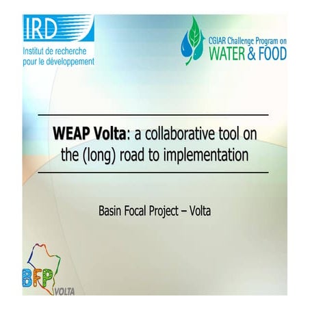 WEAP Volta: a collaborative tool on the (long) road to implementation | PDF