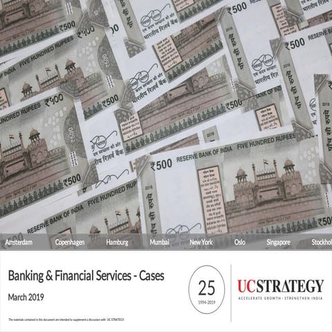 Banking Financial Consulting Services - Cases - UC STRATEGY | PDF