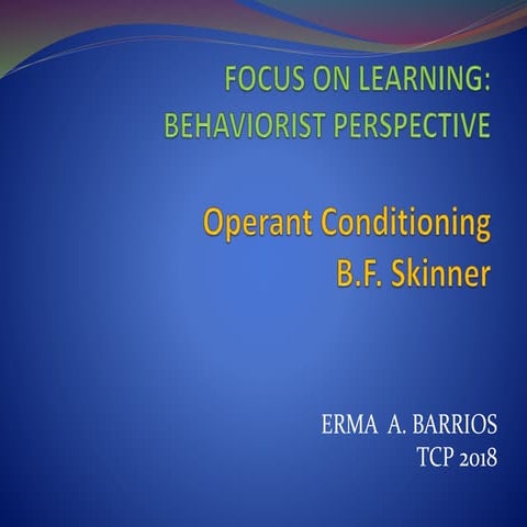 Bf skinner | PPT