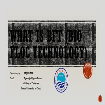 Biofloc Technology: Advancing Sustainable Aquaculture and Ammonia ...