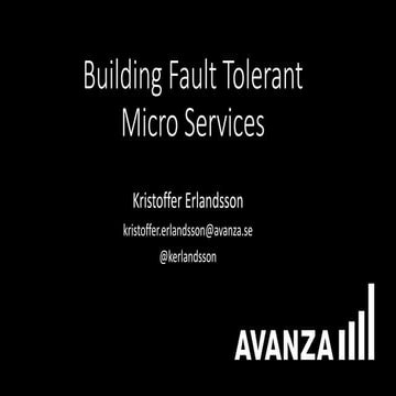 Building Fault Tolerant Microservices | PPT