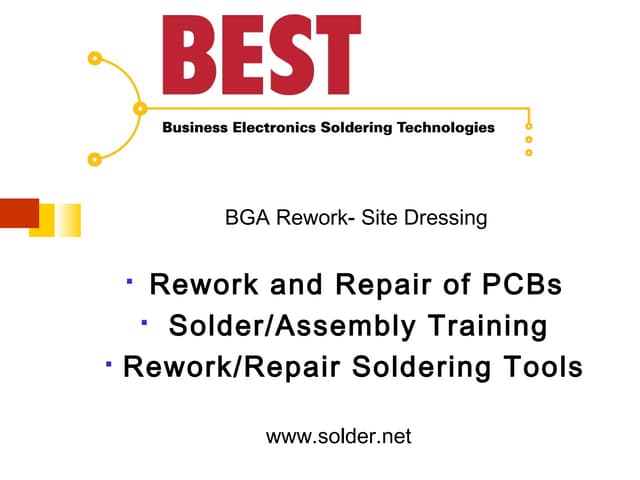 BGA Rework Placement | PPT | Technology & Computing
